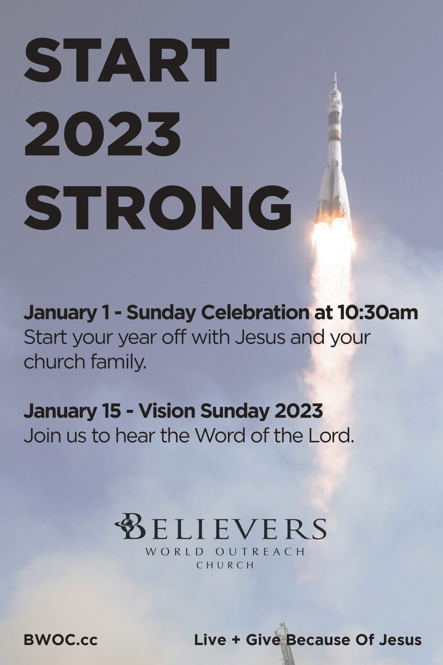 Believers World Outreach Church – We live+give because of Jesus